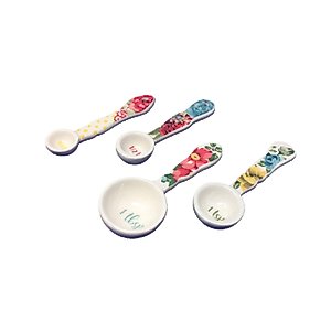 Pioneer Woman Vintage Floral Ceramic Measuring Spoons