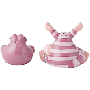 Enesco 6003749 Disney Ceramics Alice in Wonderland Cheshire Cat Salt and Pepper Shakers, 4.5 Inch