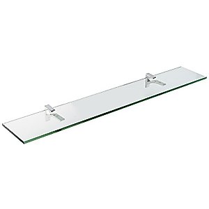 Spancraft Glass Cardinal Glass Shelf, Chrome, 6 x 36