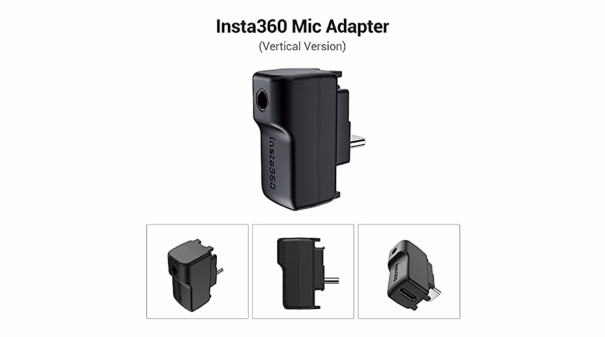 CYNOVA Upgraded Insta 360 Mic Adapter, Audio 3.5mm Jack Compatible with ...