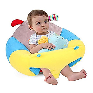 KAKIBLIN Baby Sofa Support Chair, Soft Plush Cartoon Animals Baby Sitting Chair Learning to Sit Cushion Seats for 6-16 Months Infants, Puppy