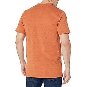 Dickies Men's Big & Tall Short Sleeve Heavyweight T-Shirt, Copper Single DYE Heather
