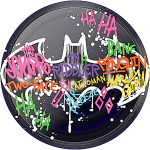 PopSockets Translucent Phone Grip with Expanding Kickstand, PopSockets for Phone, DC Comics - Distressed Batman