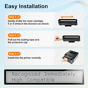4-Pack TN760 MFC-L2710DW Toner TESEN Compatible Cartridge Replacement for Brother TN760 TN730 for HL-L2325DW HL-L2350DW HL-L2370DW HL-L2390DW HL-L2395DW MFC-L2690DW MFC-L2717DW MFC-L2750DW DCP-L2551DW
