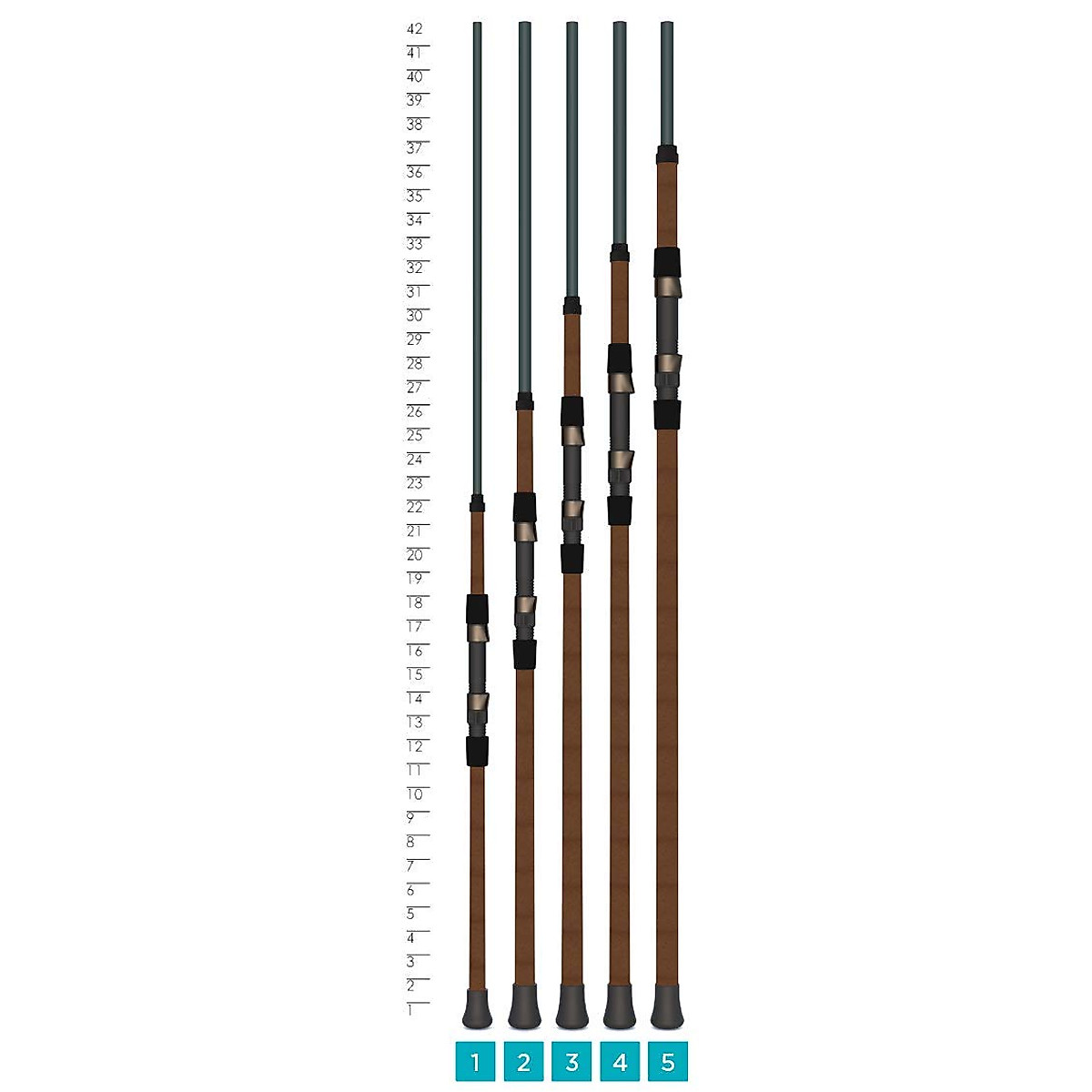 St. Croix Rods Triumph Surf Spinning Rod, 10'0" (TSF100M2), Sea Smoke