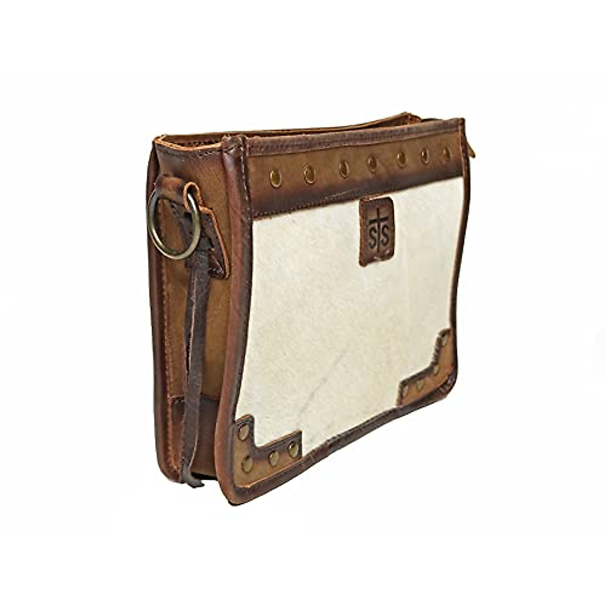 STS Ranchwear Women's Cowhide Mae Durable Leather Casual Crossbody Bag with Adjustable & Removable Strap
