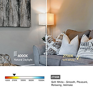 Austin Coast LED Fairy Light Bulb，G95 E26 Warm White Edison Screw Night Lights,Flash Starry Decorative Copper Wire String Lights for Bedroom Living Room Festival Christmas, Non-dimmable, 4 Pack