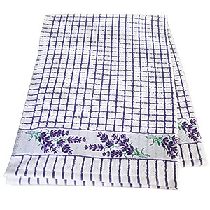 Samuel Lamont Poli Dri 100% Cotton Dish Towel - Lavender Sprigs