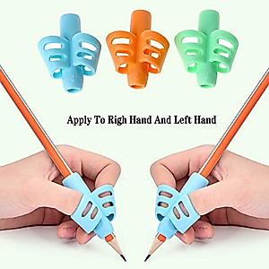 Pencil Grips - JuneLsy Pencil Grips for Kids Handwriting Posture Correction Training Writing AIDS for Kids Toddler Children Special Needs (3 PCS)