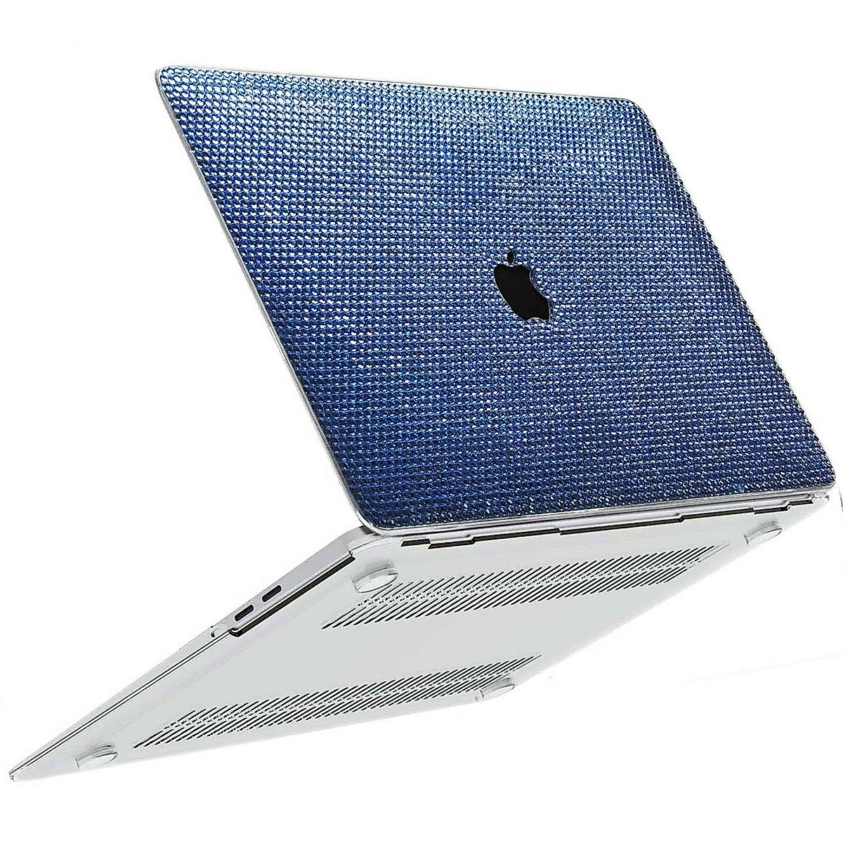 Teazgopx Bling Diamond M2/M3 MacBook Air 13.6 inch Case (Models: A2681 & A3113)2022/2024 Release,3D Glitter Sparkle Rhinestone Case Fashion Luxury Shiny Crystal Hard Shell for Women Girls