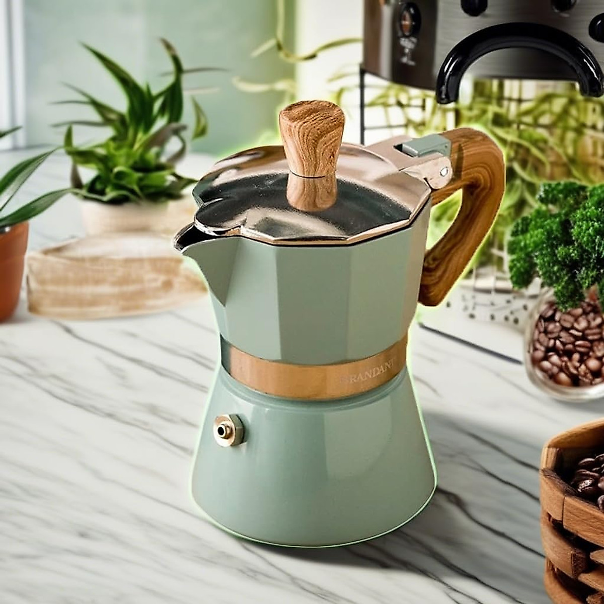 Ochine Coffee Maker Espresso Machine Coffee Pot Espresso Coffee Machines Stovetop Espresso Maker Classic Italian Style Espresso Cup Moka Pot Easy to Operate and Quick Cleanup Pot