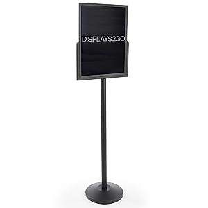 Changeable Letter Set 2” Tall White Plastic Character Kit – Insert Message Board Accessory Comes with a Case