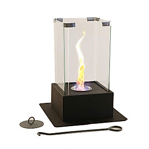 New! WJC Shop Tornado Fireplace - Unique Dancing Twisting Flame, Both Indoor and Outdoor Use, Great for Decoration, Cozy Atmosphere, German Design, Can Put Anywhere, Table Top, Easy to Set Up