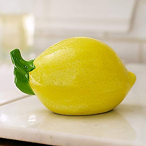 Lemon Shaped Scrubbie Sponge Holder Includes Scrubby Pad