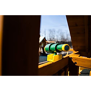 Eastern Jungle Gym Extra Large Plastic Toy Telescope Swing Set Accessory Green for Outdoor Wooden Swing Set