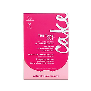 Cake Beauty The Take Out Dry Shampoo, 20 Blotting Sheets