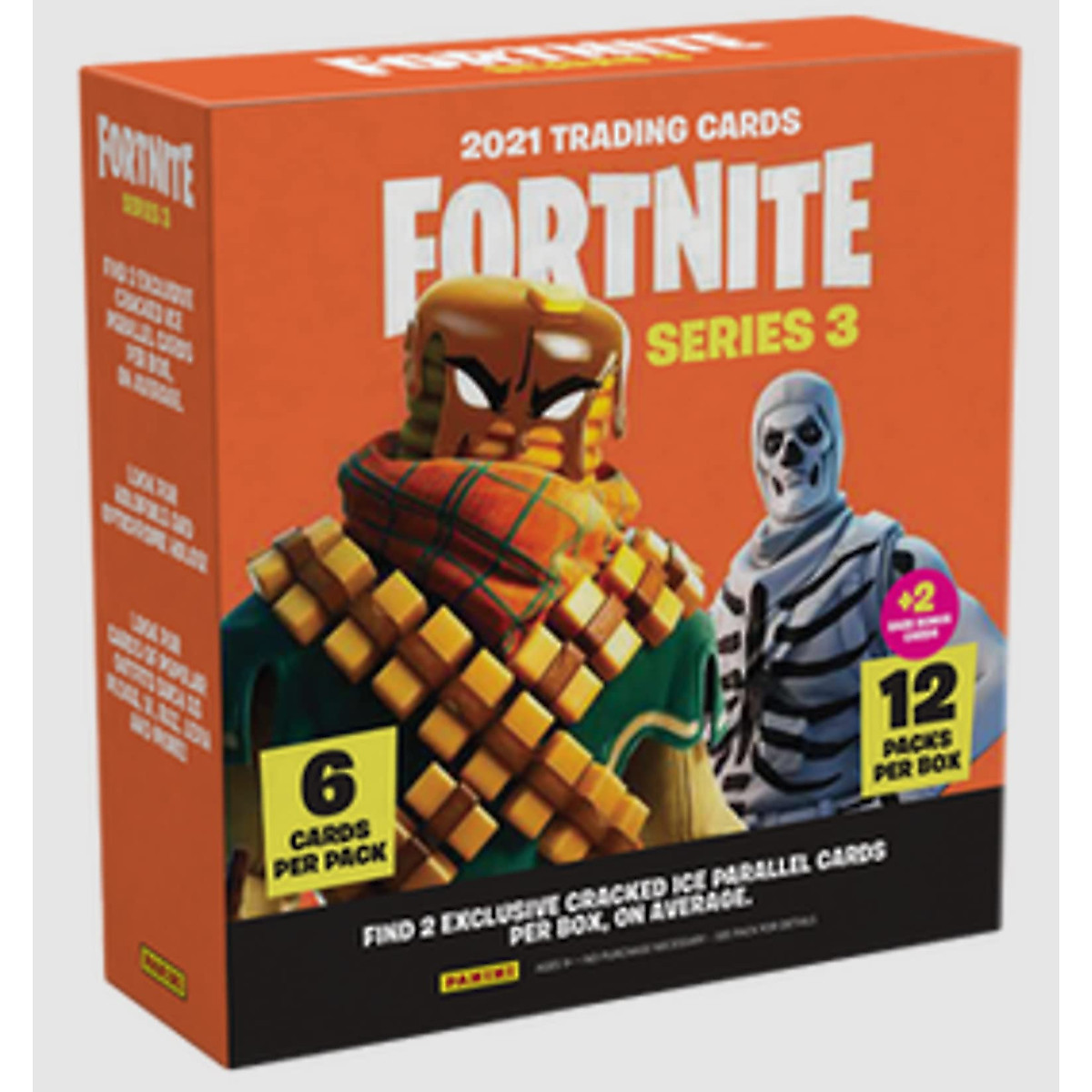 2021 Panini Series 3 Mega Box - 72 Trading Cards per Box - 2 Exclusive Cracked Ice Parallel Cards per Box