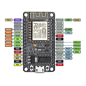 OSOYOO ESP8266 NodeMCU IOT Starter kit with ESP-12E Development Board Open Source Serial Module