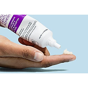 Dr. B Dental Solutions, Adhesadent Moisturizing Denture Adhesive, ADA Seal of Acceptance Denture Grip Paste 2.4 oz