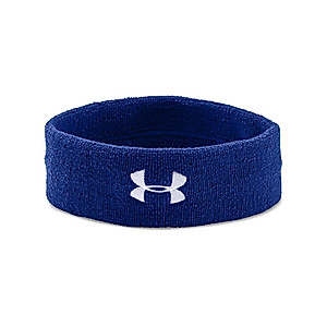 Under Armour Performance Headband, Royal (400)/White, One Size Fits All