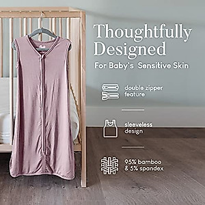 MK & CO. ORGANICS Sleep Sack - Unisex Sleep Sack Made of Soft Viscose Made Rayon (Mulberry Mist, 12-24 Month)