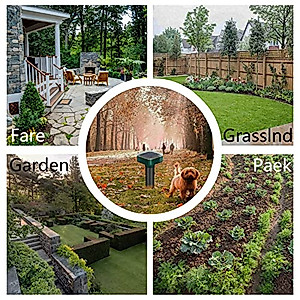 CETRIP 4 Pack Ultrasonic Snake Repellent Outdoor, Snake Repellent for Yard Powerful, Snake Away Repellent, Snake Repellent Pet Safe,Outdoor Solar Snake Away Repellent