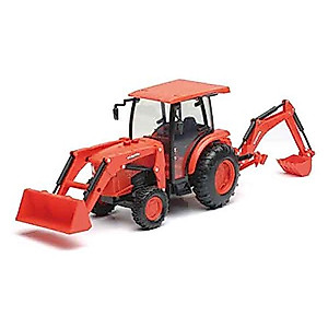 NEWRAY 1:18 KUBOTA - L6060 Tractor with Backhoe and Loader