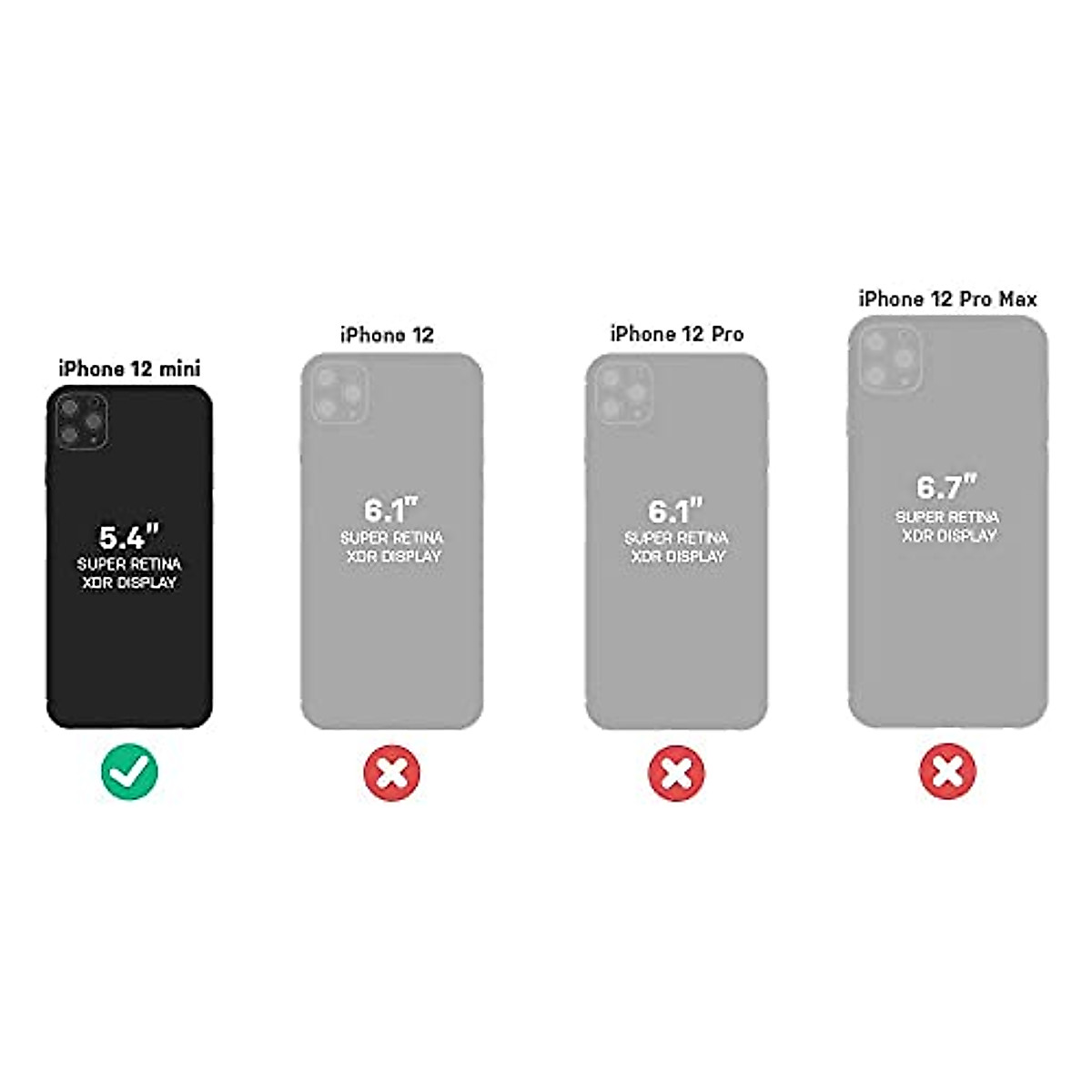 OtterBox Commuter Series Case for iPhone 12 Mini (ONLY) Non-Retail Packaging - Ballet Way