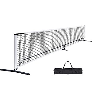 Smartxchoices Portable Pickleball Net System Outdoor 22FT Regulation Size, Pickleball System Metal Frame Net with Carrying Bag for Driveway Backyards