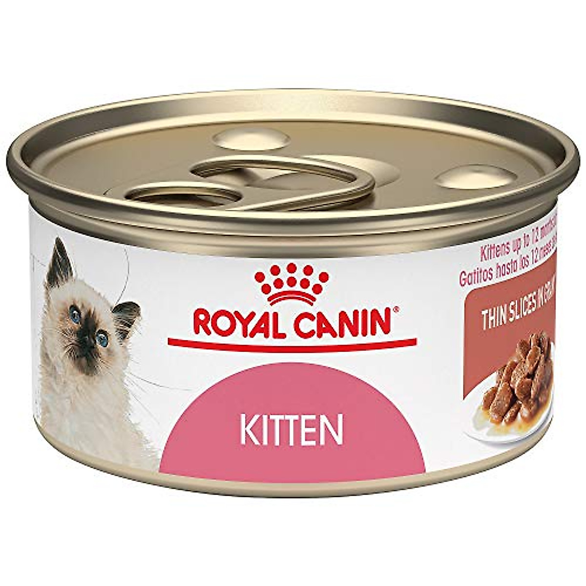 Royal Canin Feline Health Nutrition Thin Slices in Gravy Variety Pack Wet Kitten Food, 3 oz., Count of 12, 12 CT