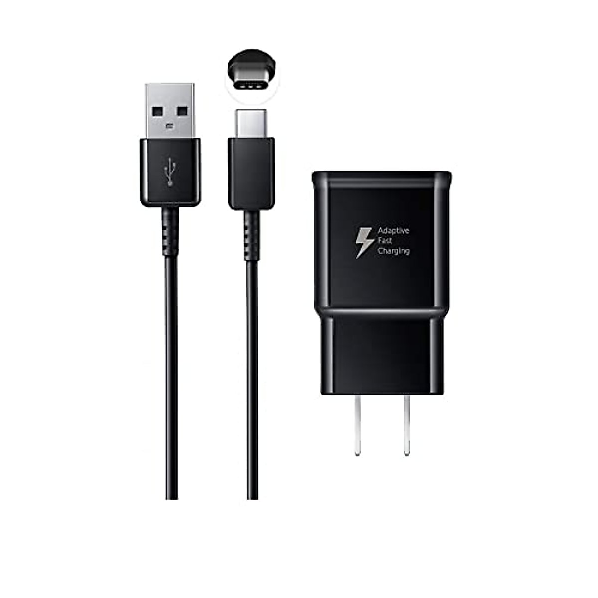 Samsung Charger Fast Charging with USB Type C Cable for Samsung Galaxy S9/S9 Plus/S8/S8 Plus/S10/S10e/S10 Plus/Note 8/Note 9/Note 10/Note 20/A13/A03s/A20/A30/A31/A32/A50/A51/A52/A53/S20/S21/S22 Ultra