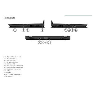 Lenovo Latest ThinkPad T15g Gen 2, 11th I7-11800H, 15.6" 4K UHD (3840 x 2160), HDR400, 600 nits, 64 GB DDR4, 2 TB SSD, RTX 3080 with Max-Q 16GB, Win 10 Pro - Black