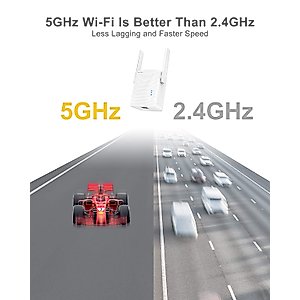 BrosTrend AX1800 USB WiFi 6 Adapter for Long Range and AC1200 WiFi to Ethernet Adapter