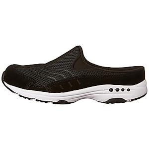 Easy Spirit womens Traveltime Mule, Traveltime Black Suede 960, 11 W