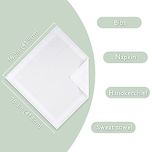 Zenssia Men's White Pure Cotton Handkerchiefs with Hem, Pack of 12 Pieces Hankies