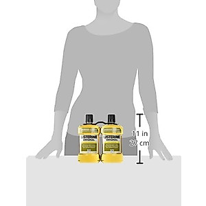 Listerine Antiseptic Mouth Wash Original Flavor Bottle, 1.5 L, 2 Piece