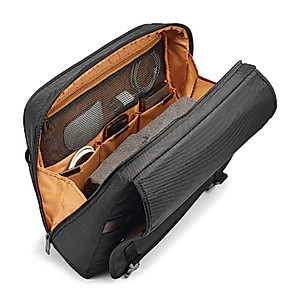 Samsonite Kombi Flapover Briefcase, Black/Brown, One Size