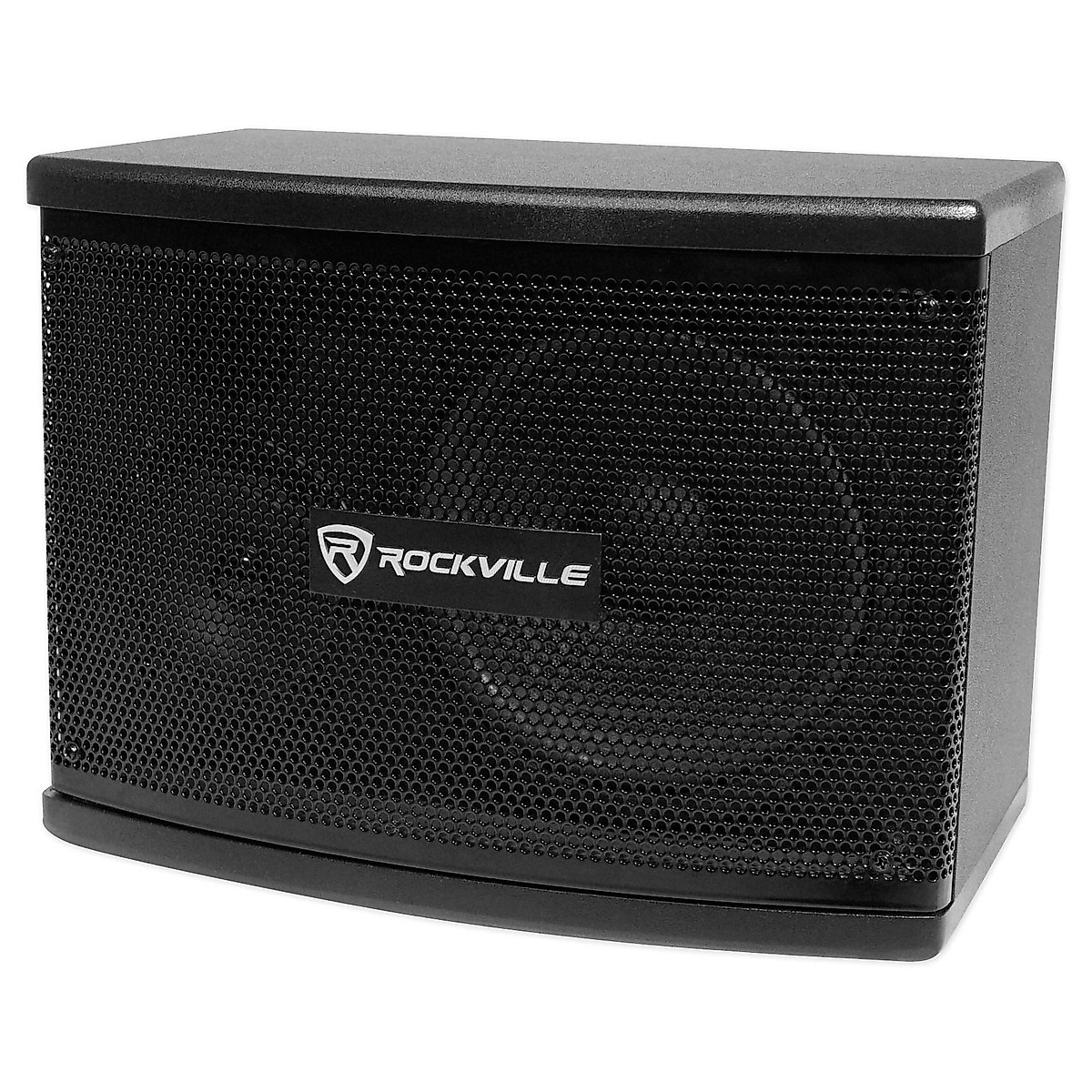 Rockville Pair KPS65 2-Way 400 Watt Karaoke Speakers+Wall Brackets/MDF, Black, 6.5"