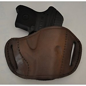 Pro-Tech Outdoors Brown Leather Belt Slide Gun Holster for Kel-Tec P32, P-3AT