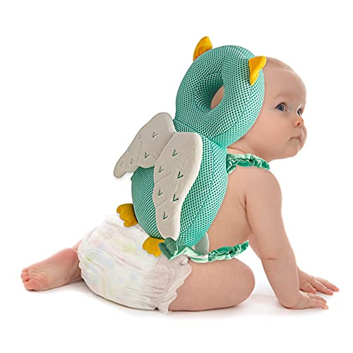 SYSUII Baby Head Protector for Baby Toddler Walker, Adjustable Baby Safety Pad Cushion Pillow Backpack Wear Baby Back Protection for Crawling and Walking for 4-24 Months Boys Girls