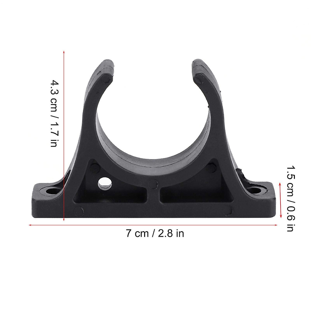 Kayak Paddle Holder Plastic Paddle Oar Holder Clips Paddle Keeper for Kayaks Canoes Rowing Boats 7 * 1.5 * 4.3cm