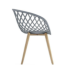 Jamesdar Kurv Set of 2 Chairs, Fashion Gray