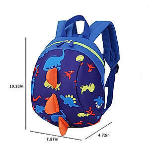 Dinosaur Safety Kids Leash Backpack with Harness Leash for Toddlers Boys Girls