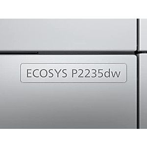 Kyocera ECOSYS P2235dw Monochrome Network Laser Printer, 37ppm, Up To Fine 1200 dpi, Gigabit Ethernet, Wireless & Wi-Fi Direct, Mobile Print, Auto-Duplex, LED Control Panel, 256 mb, 250 sheet tray