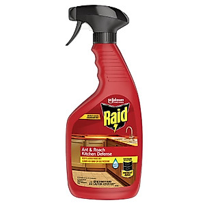 Raid Ant & Roach Barrier Spray, Keep Listed Bugs Out, For Indoor & Outdoor Use, Leaves No Odor, 22 oz