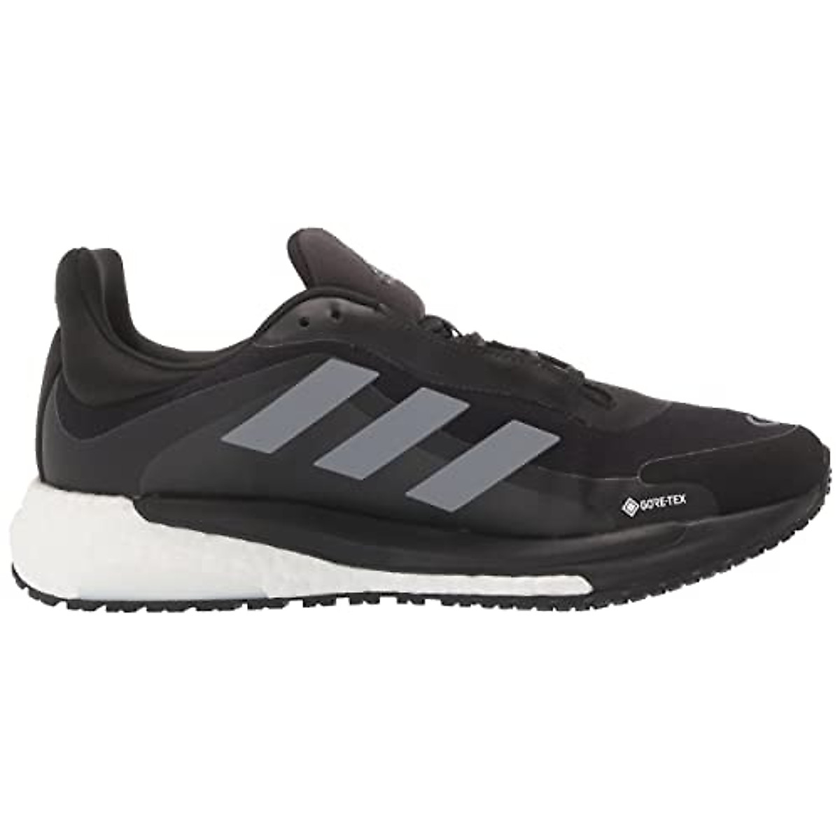 adidas Women's Solar Glide 4 GTX Running Shoe, Black/Grey/White, 8