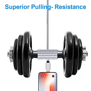 [MFi Certified] iPhone Charger 16FT/5M Lightning Cable Extra Long iPhone Charging Cord Nylon Braided Fast Apple Charger Cable iPhone 12 11 Pro X XS Max XR/8 Plus/7 Plus/6/6s Plus/5s /5c/Pad Mini Air