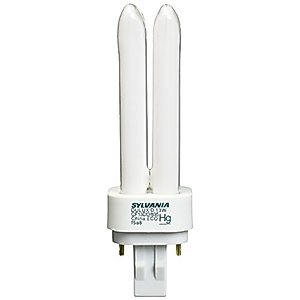 Sylvania 21118 Compact Fluorescent 2 Pin Double Tube 3500K, 13-watt