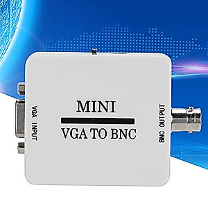 ASHATA VGA to BNC Converter, Mini HD VGA to BNC 1920 X for Video Conferencing Home Theater TV Computer Image Conversion 1080 USB Video Converter for HDTV Monitors TVs Computers