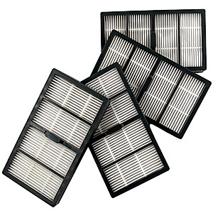 Dttery High Efficiency HEPA Filter Kit Replacement Part for iRobot Roomba s Series s9 s9+ Plus Robot Vacuums, 4643682, 4 Pack